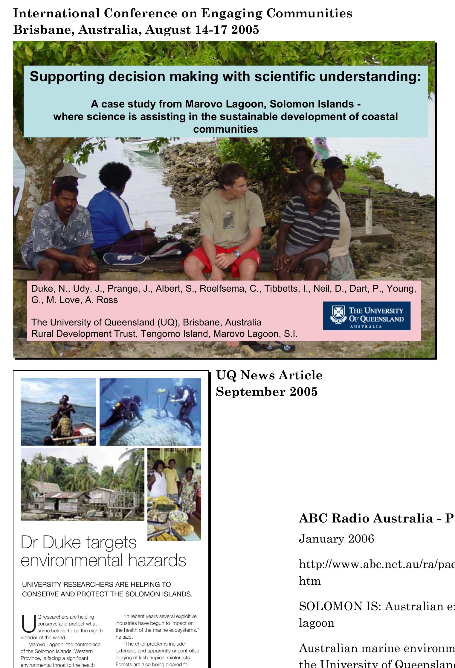 Years ago, following concerns the lagoon had been excessive