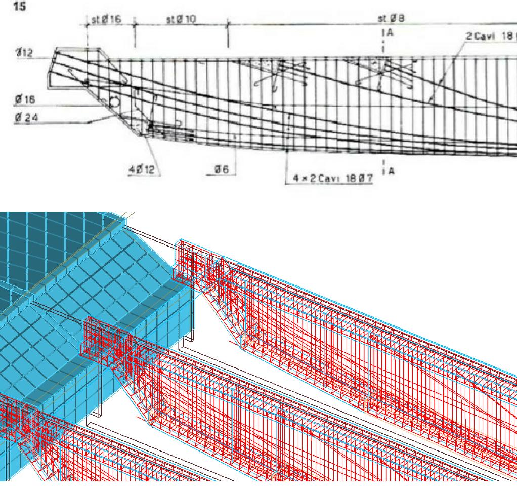 gerber girders - comparison between as-built drawings and