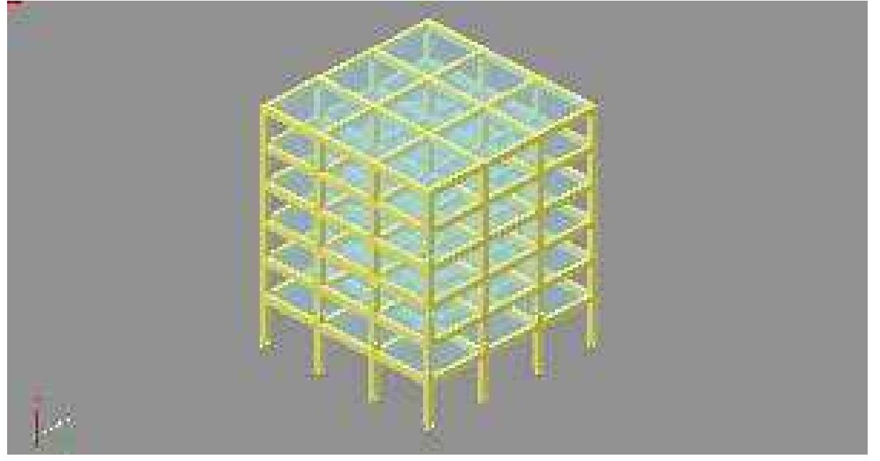 Analysis of structure was performed on a 3d model of the