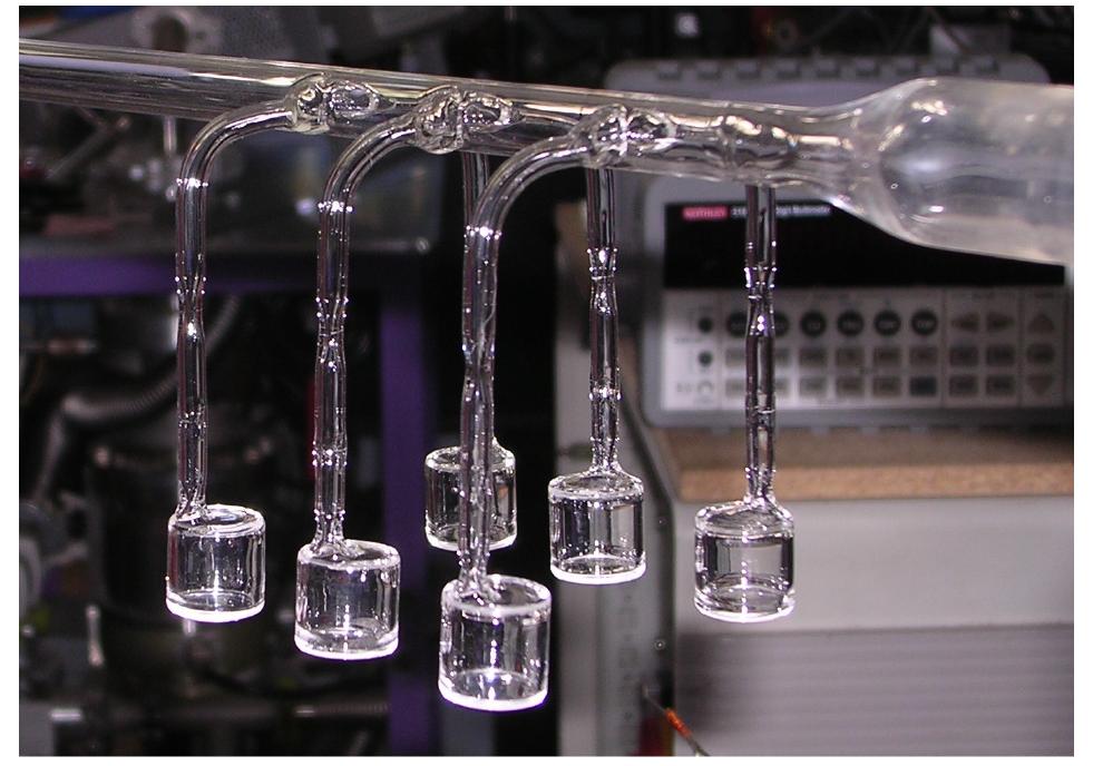2: typical cell ramp mounted on our cell filling system.
