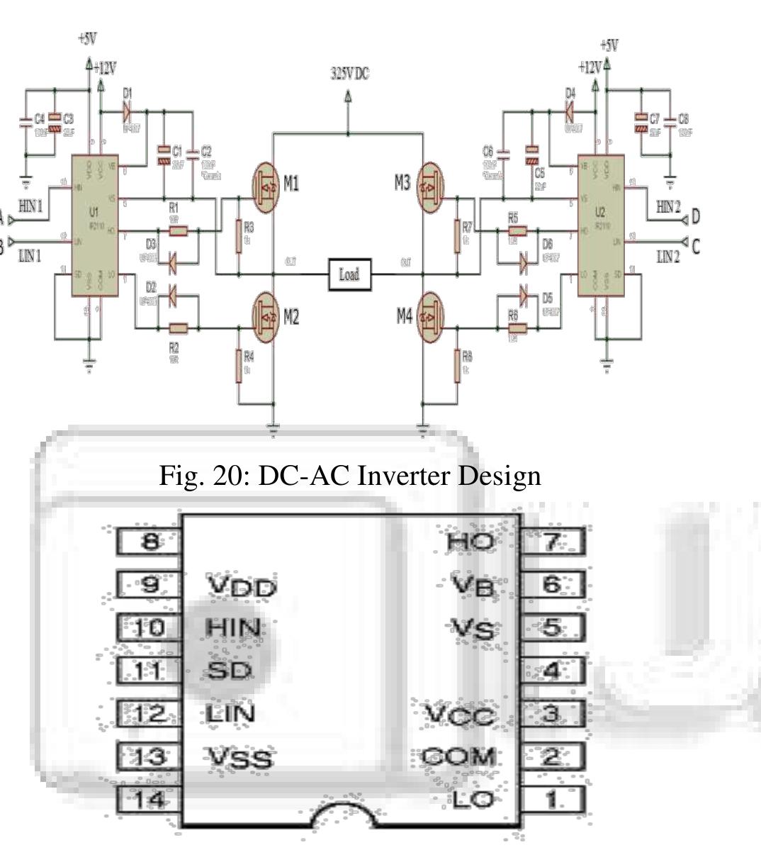 Pin diagram of ir2110 mosfet driver