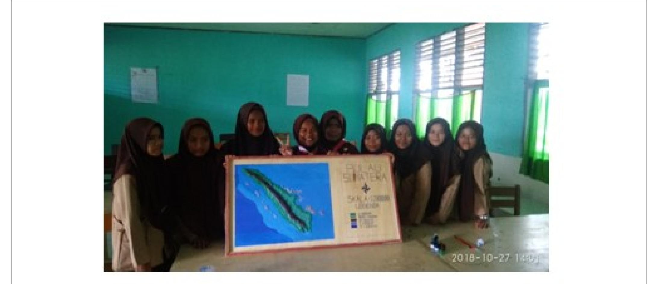 Gambar 4 | hasil pelatihan peta timbul