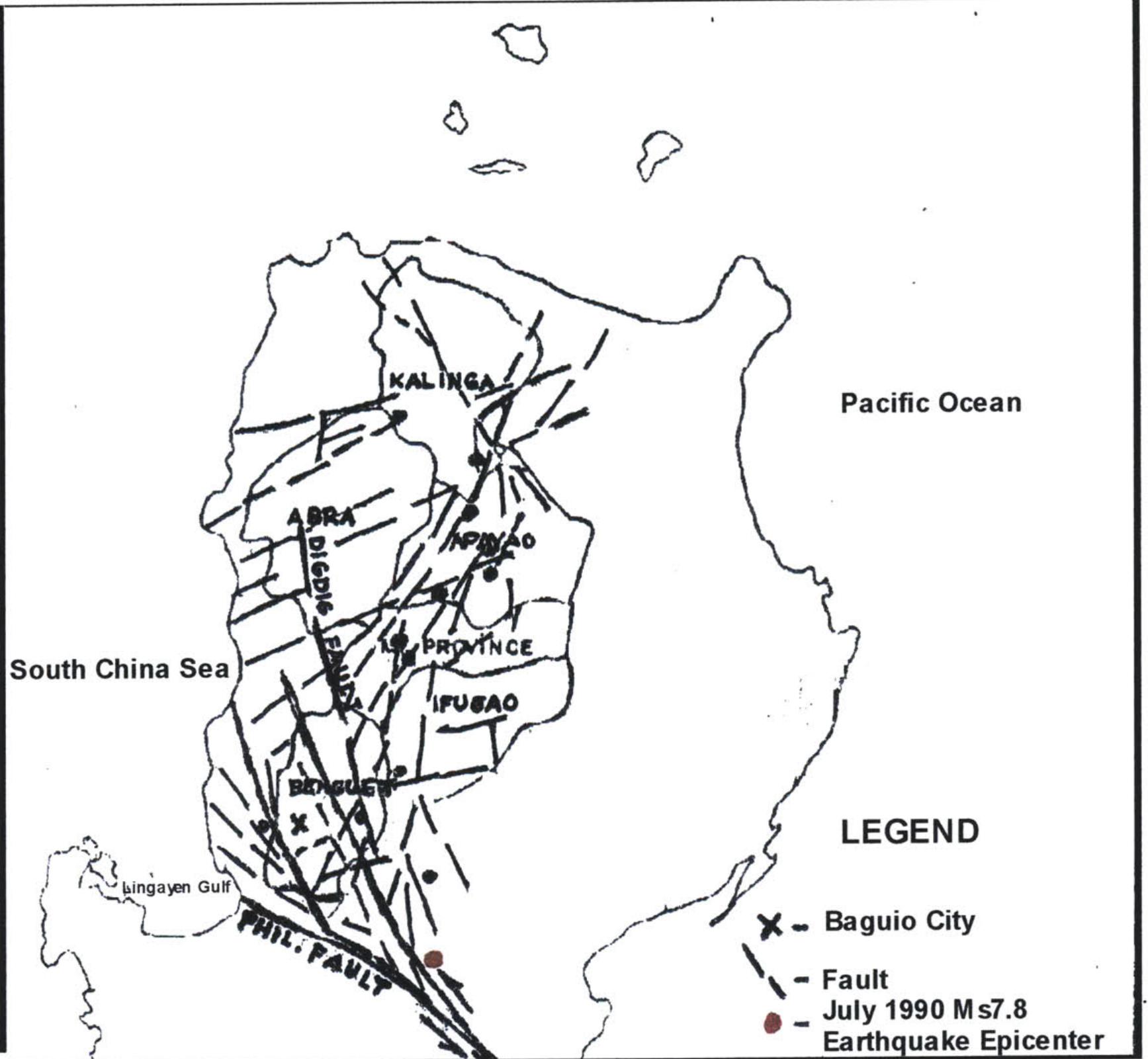 13 geologic structural map of the cordillera region,