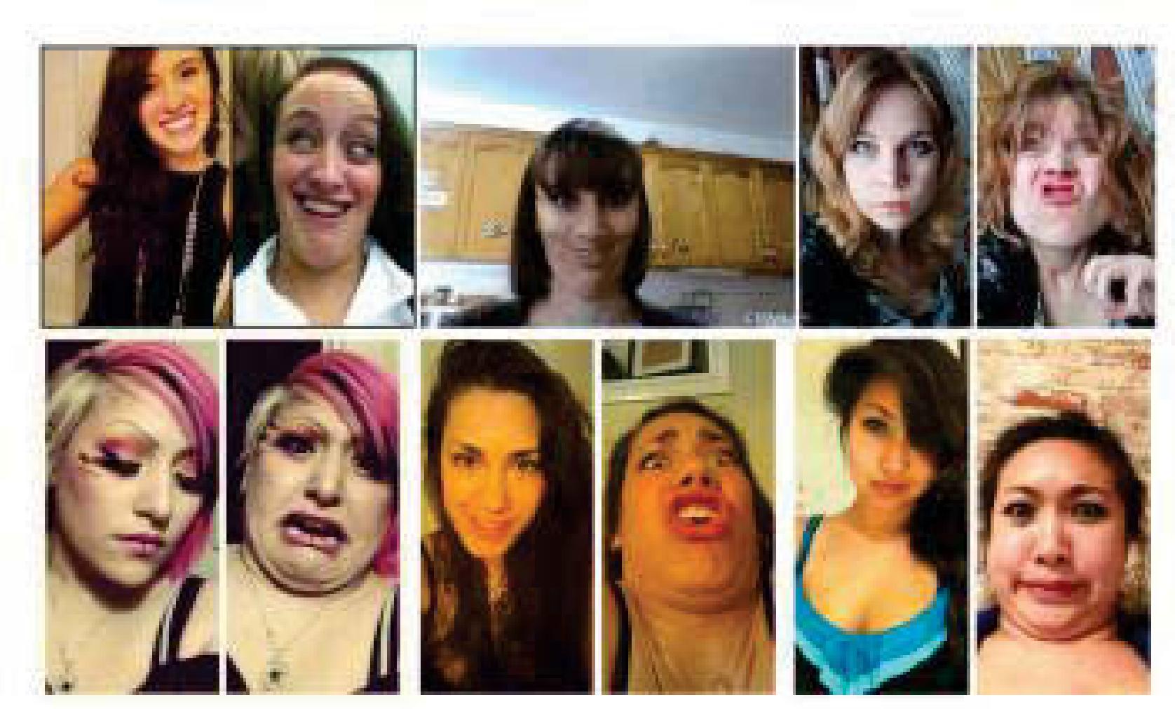 1 examples of the pretty girl ugly face meme of her sister