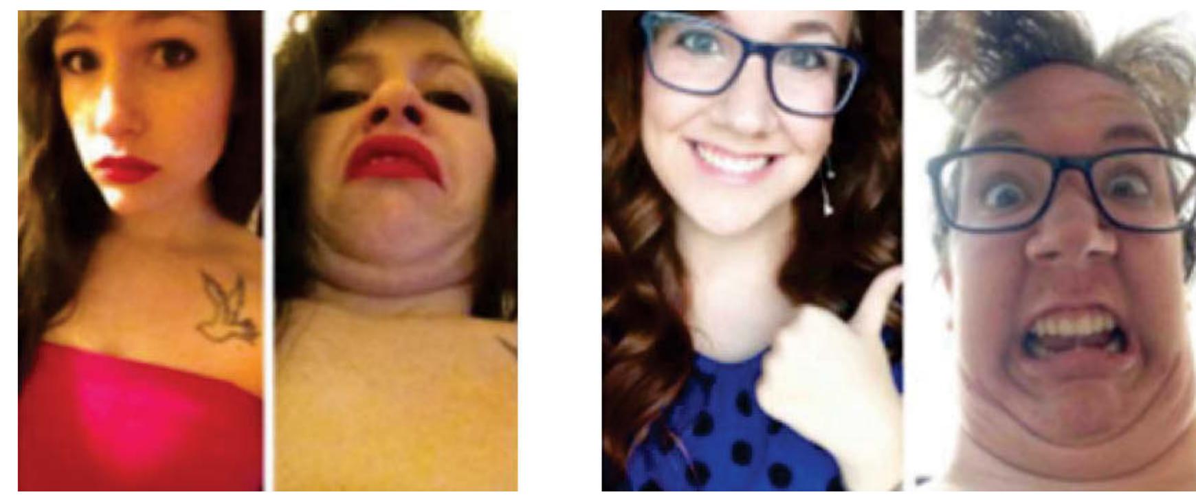 7 two examples of the pguf meme using extreme angles