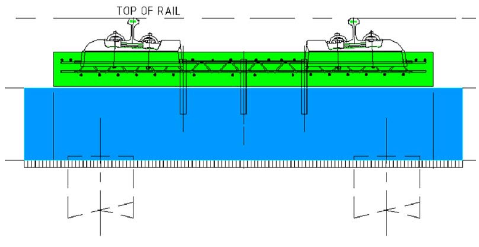 1 typical cross section of rheda 2000 on a settlement free