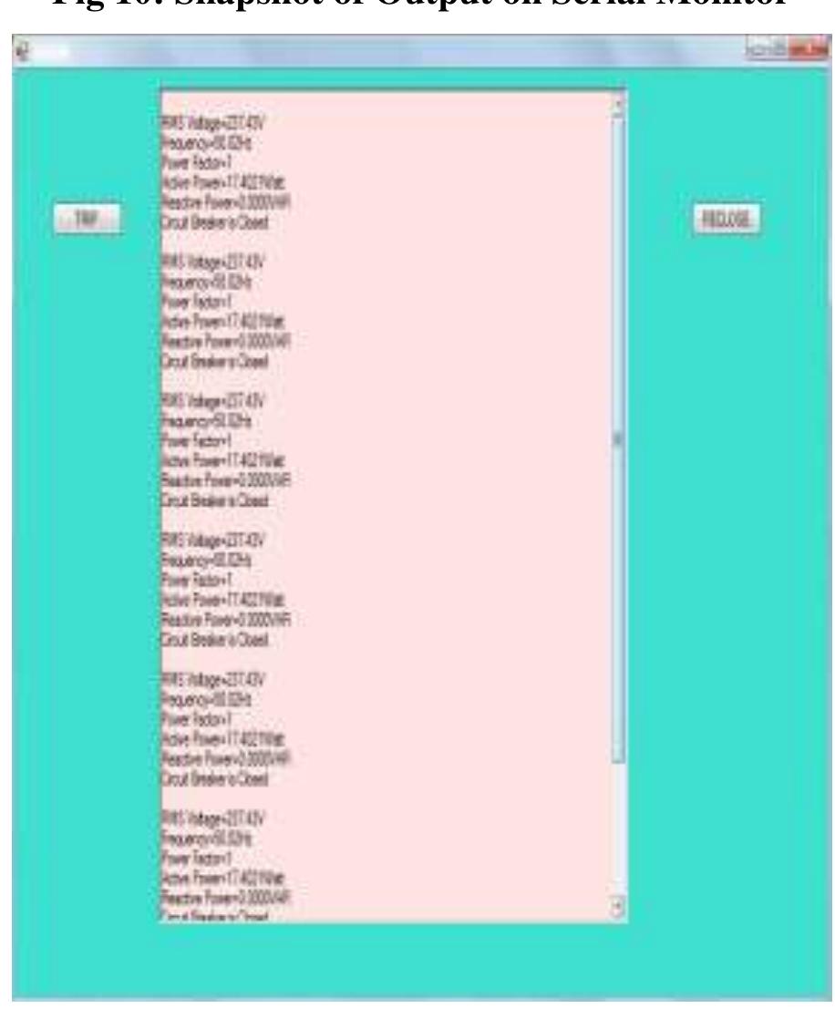 Snapshot of scada(gui)