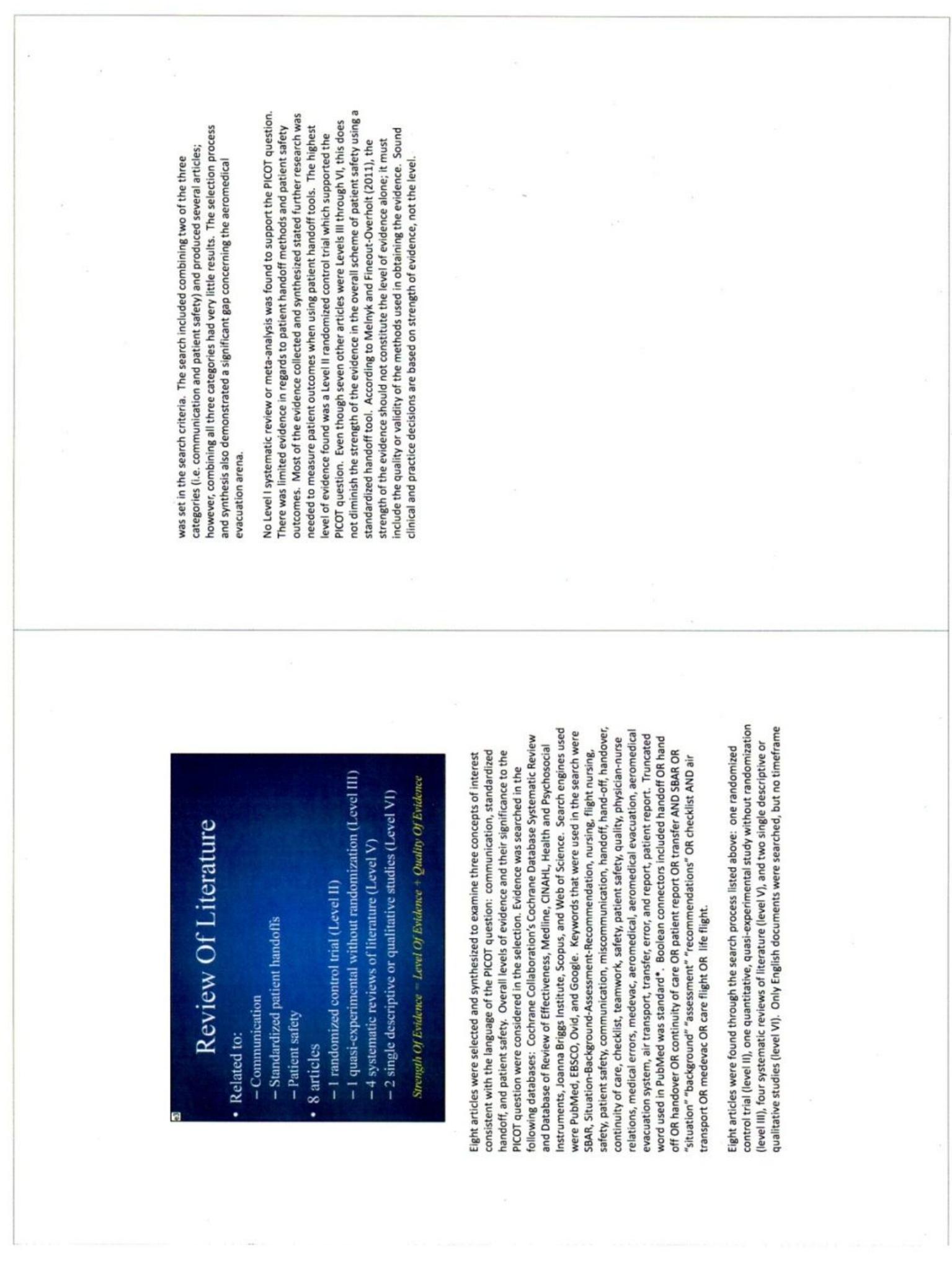 Figure 14 - Implementation of the SBAR Checklist to Improve