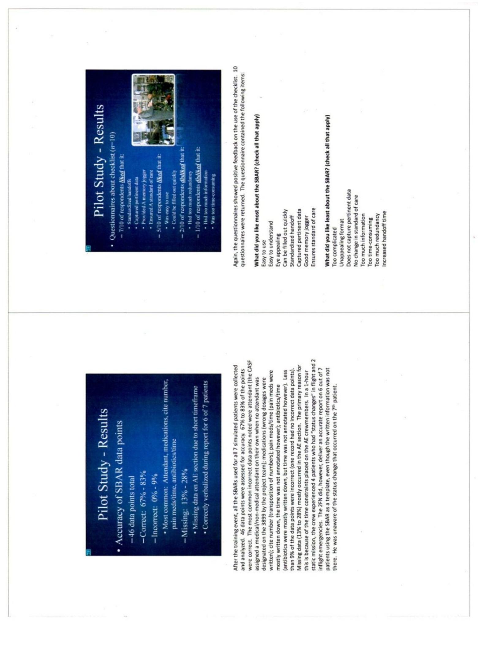 Figure 28 - Implementation of the SBAR Checklist to Improve