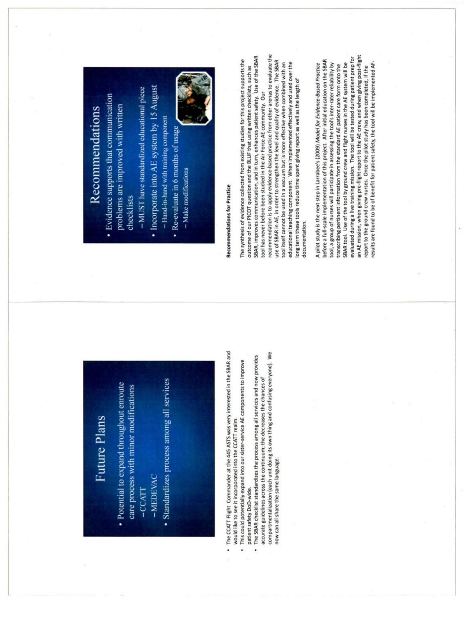 Figure 30 - Implementation of the SBAR Checklist to Improve