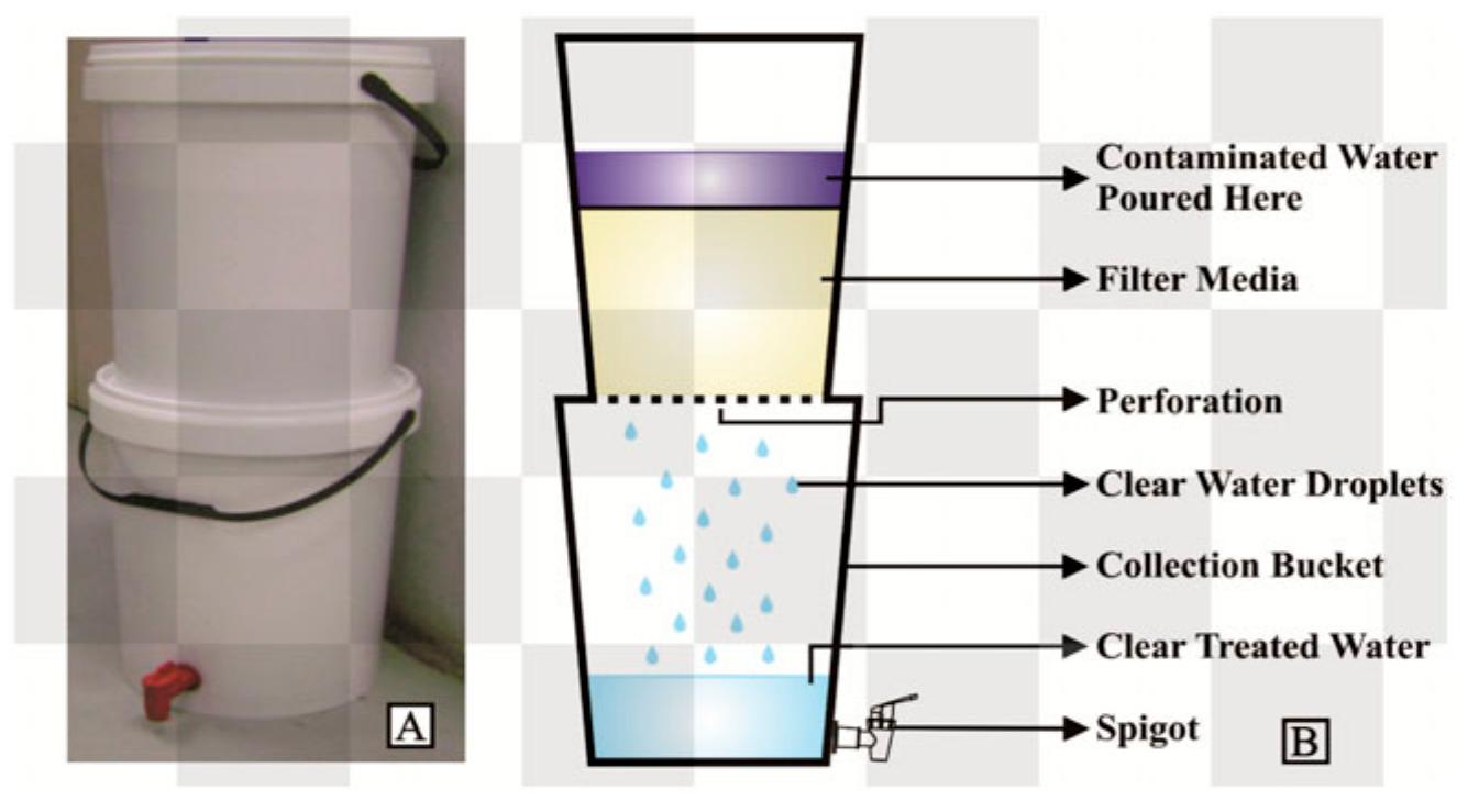 Diagram of the bf showing the two layers within the system: