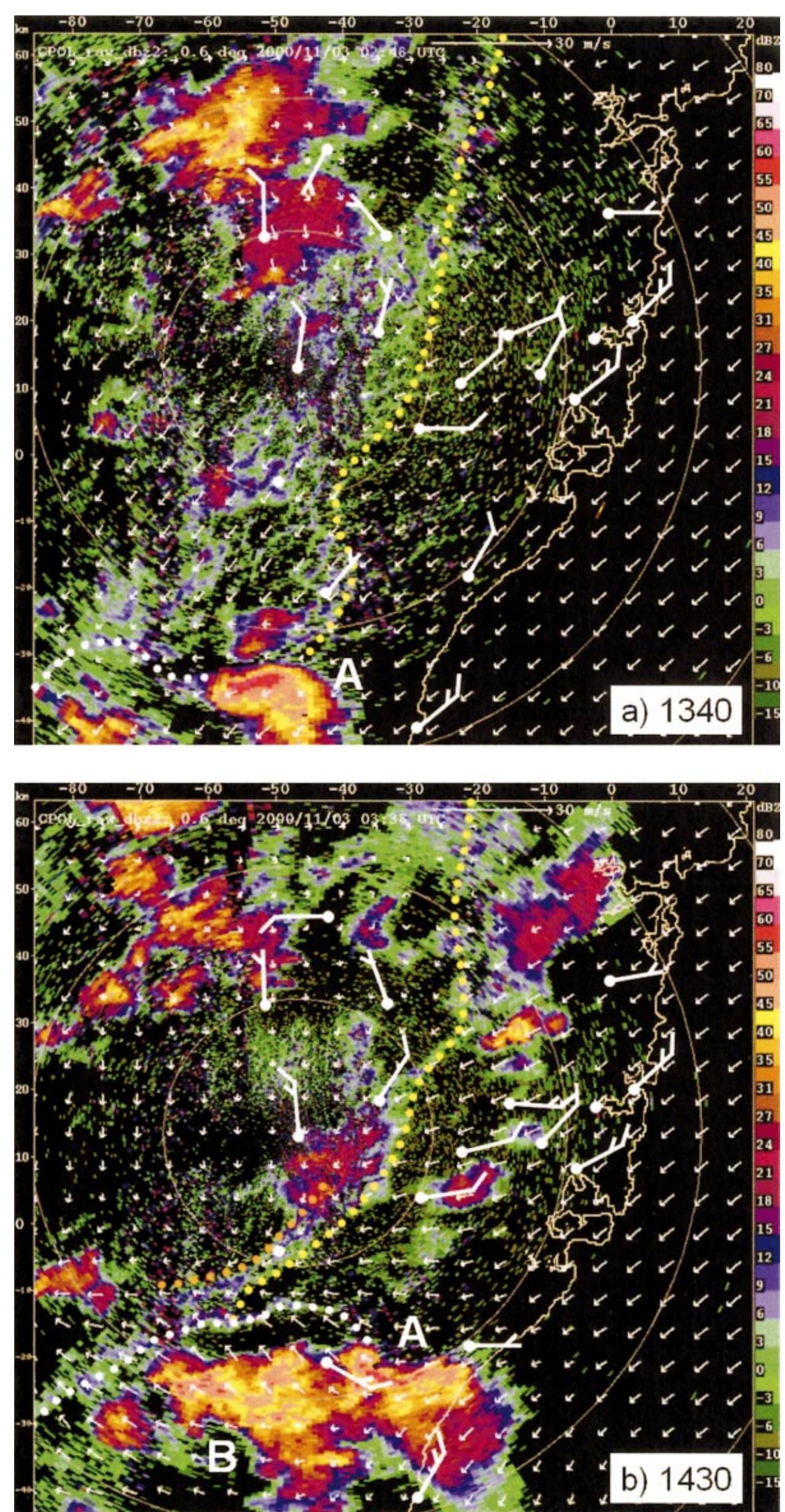 Fic. 9. anc composite images at (a) 1340, (b) 1430, (c)