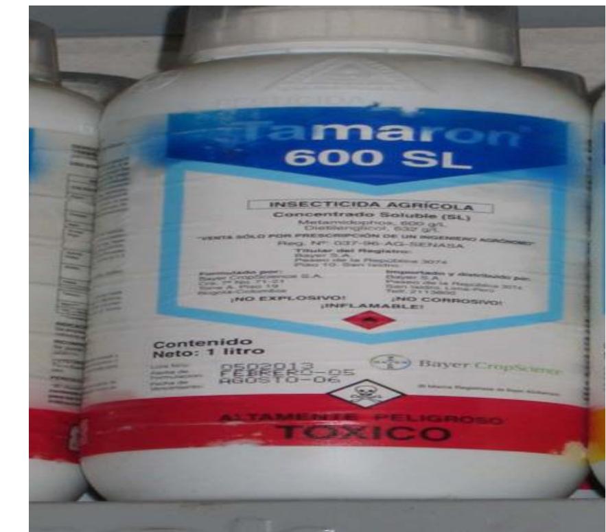 Photo 19. tamaron, one of the most sold pesticides in the