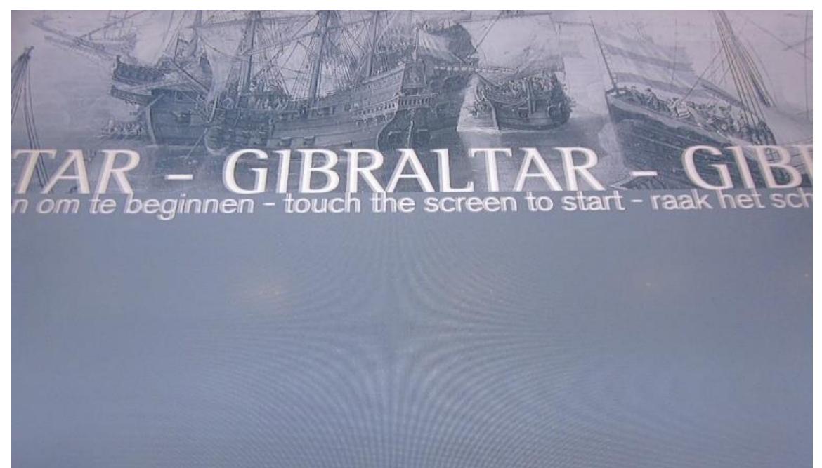 Visitors had with it. figure 4.9: the "touch to start"