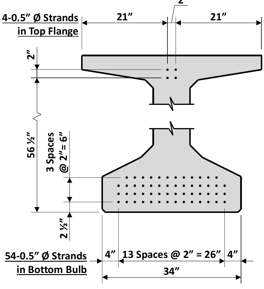 The precast segments of the spliced girder test specimens