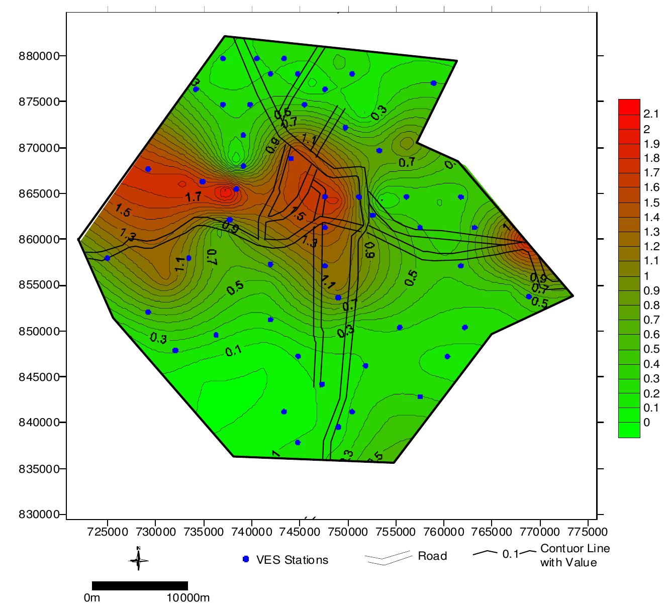 Longitudinal unit conductance map.