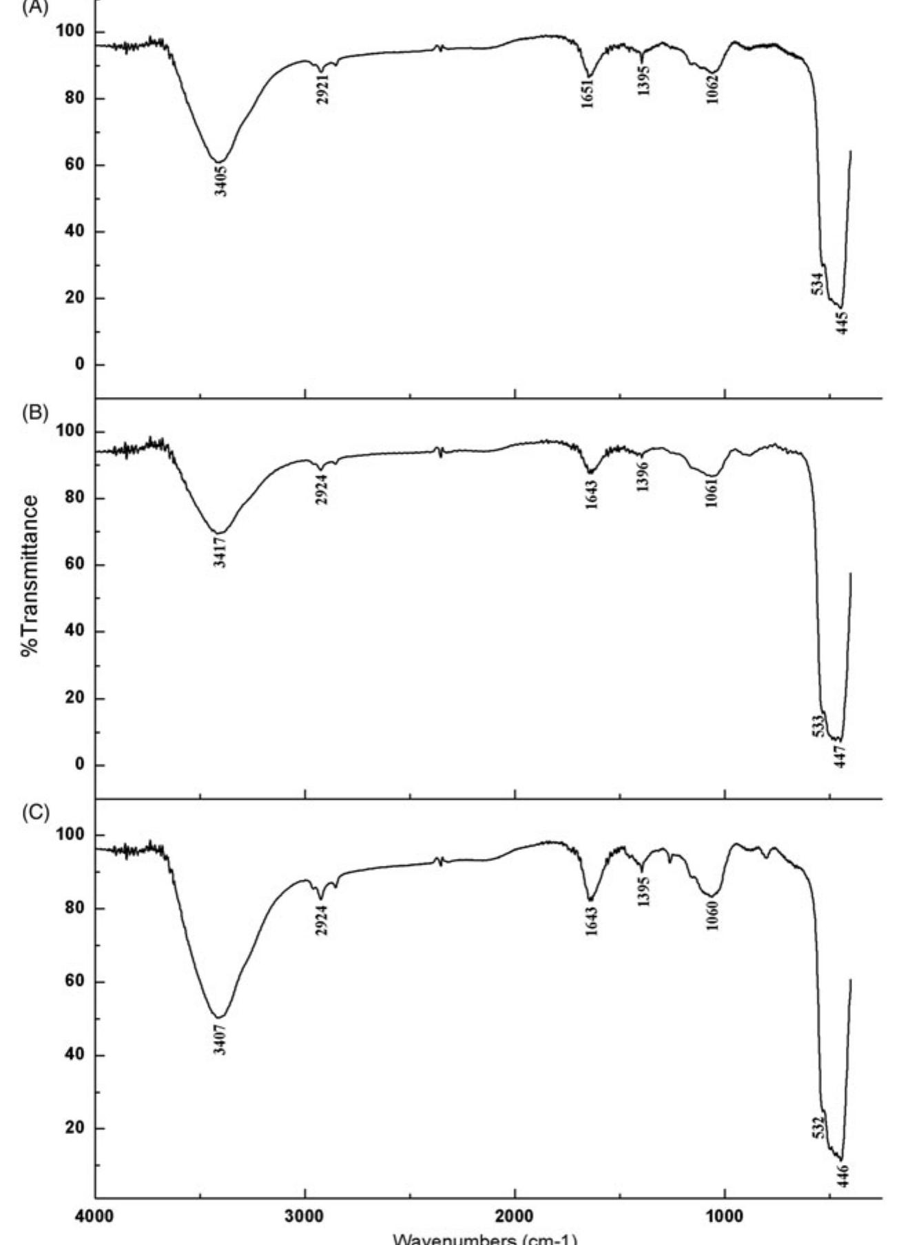 Fourier transform infrared spectra of znonps synthesized by