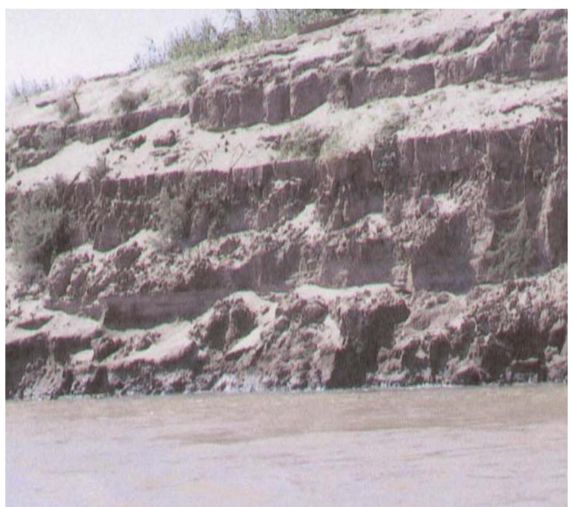 - 7: bank erosion — sliding failure type in northern state