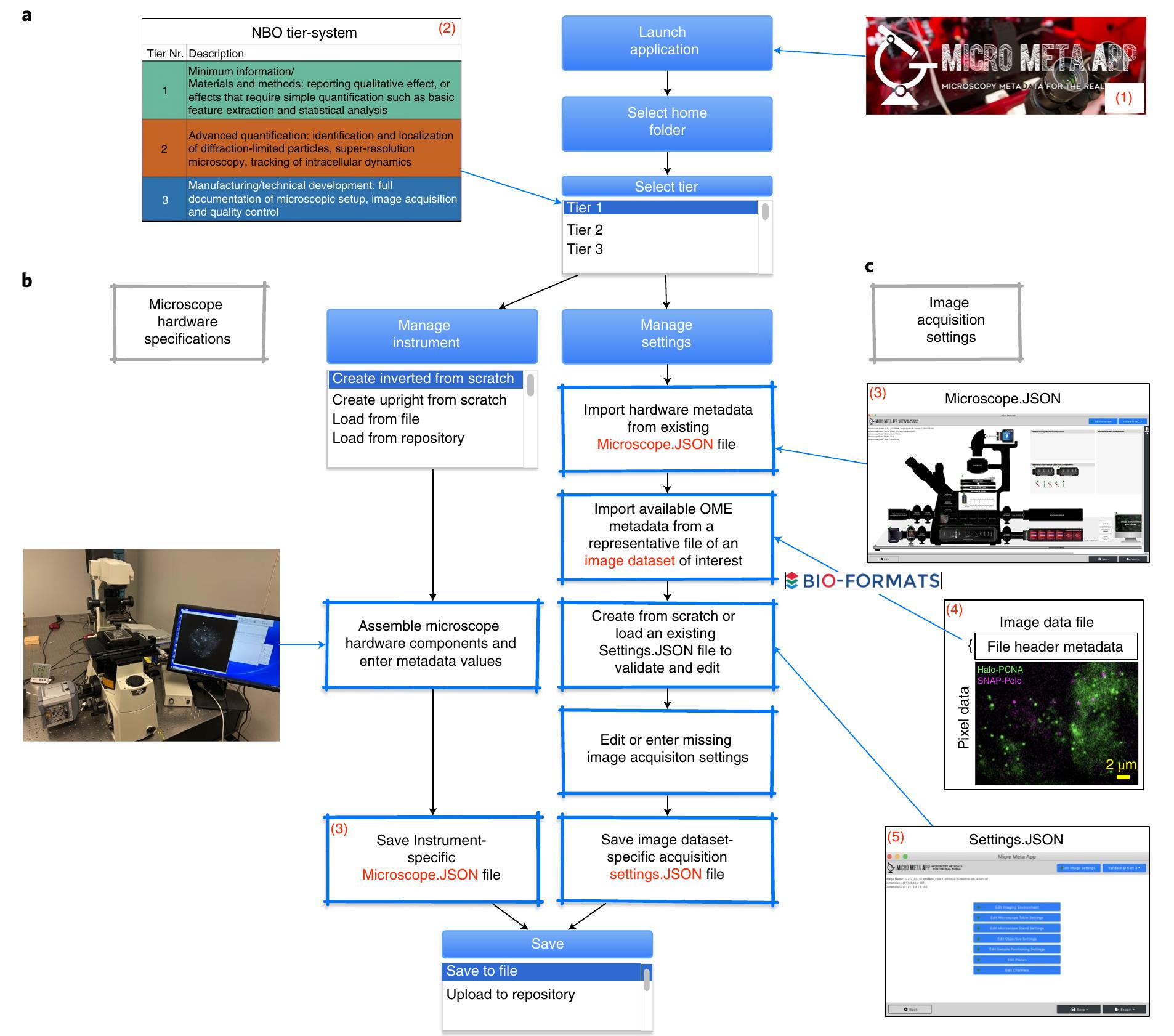 | micro-meta app data processing workflows. flowchart