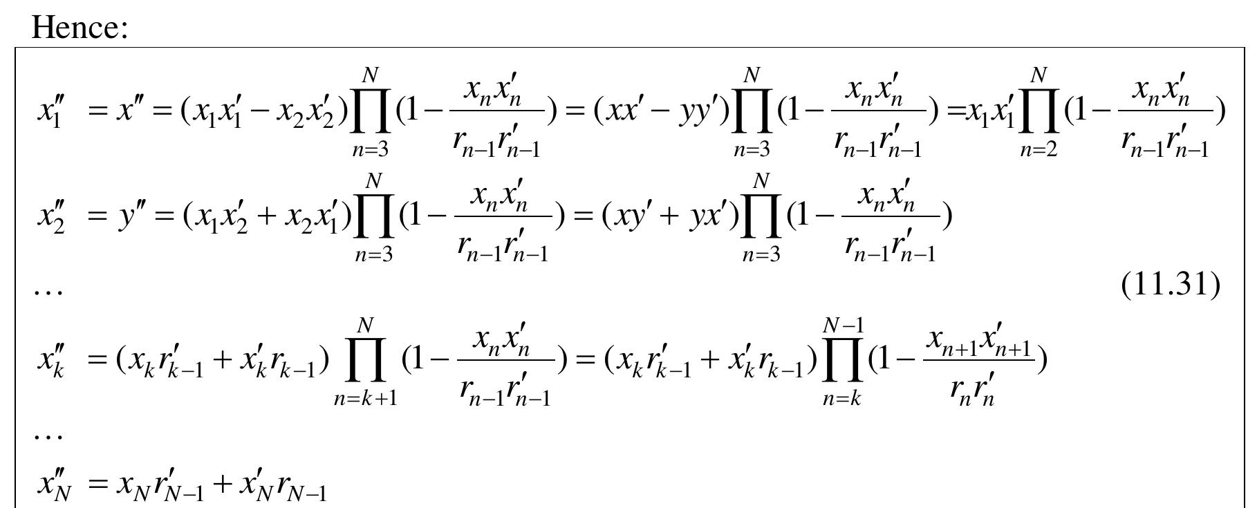 Figure 16 - Spherical and Hyperspherical Hypercomplex