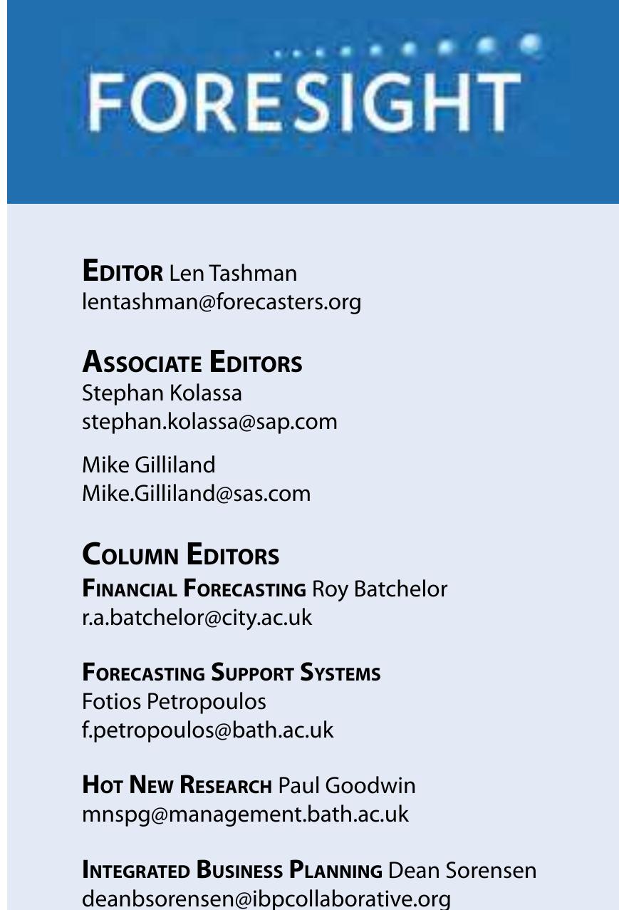 Figure 4 - The Benefits of Systematic Forecasting for