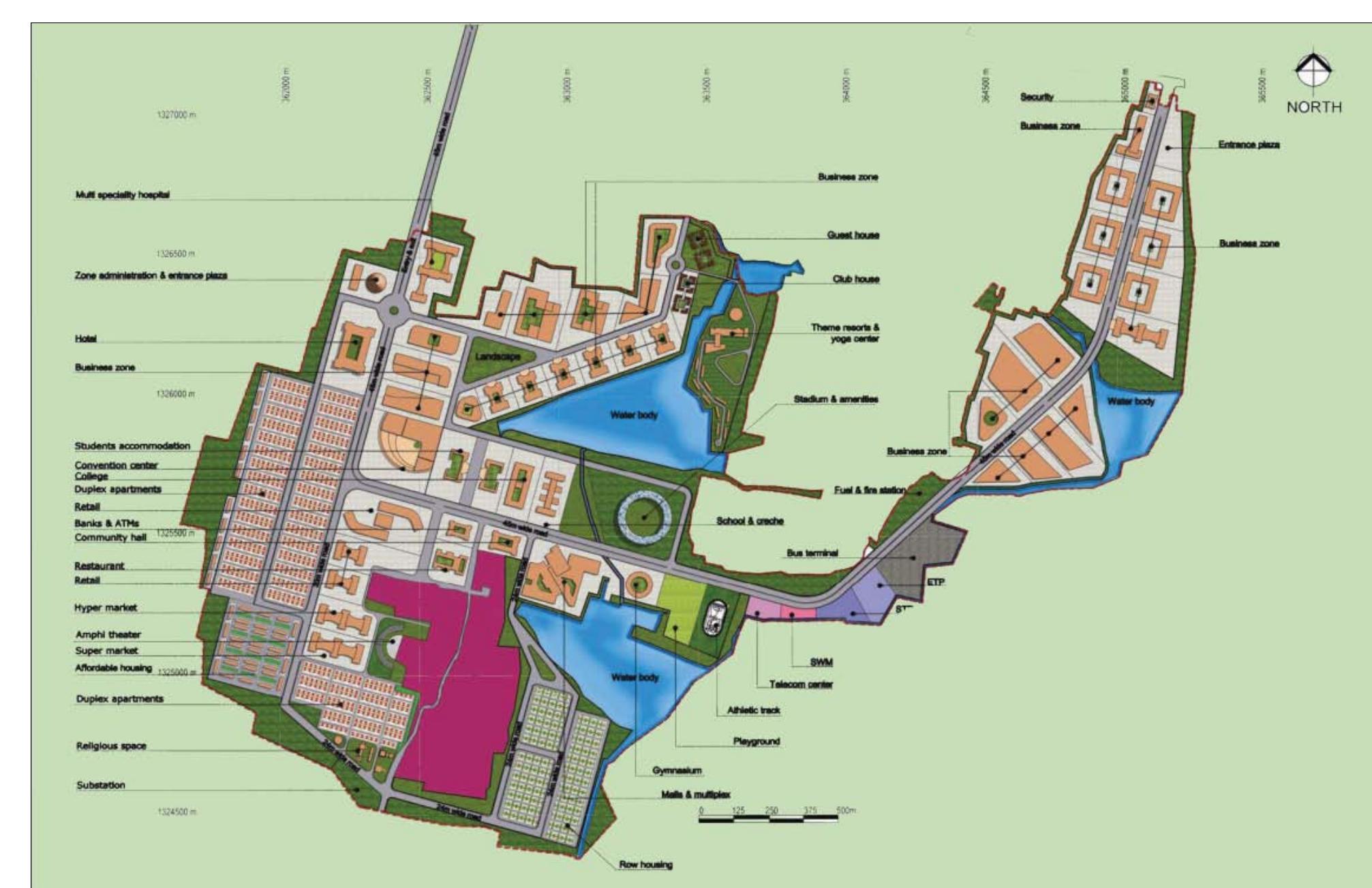 Site map with the proposed structural layout. ankit kumar