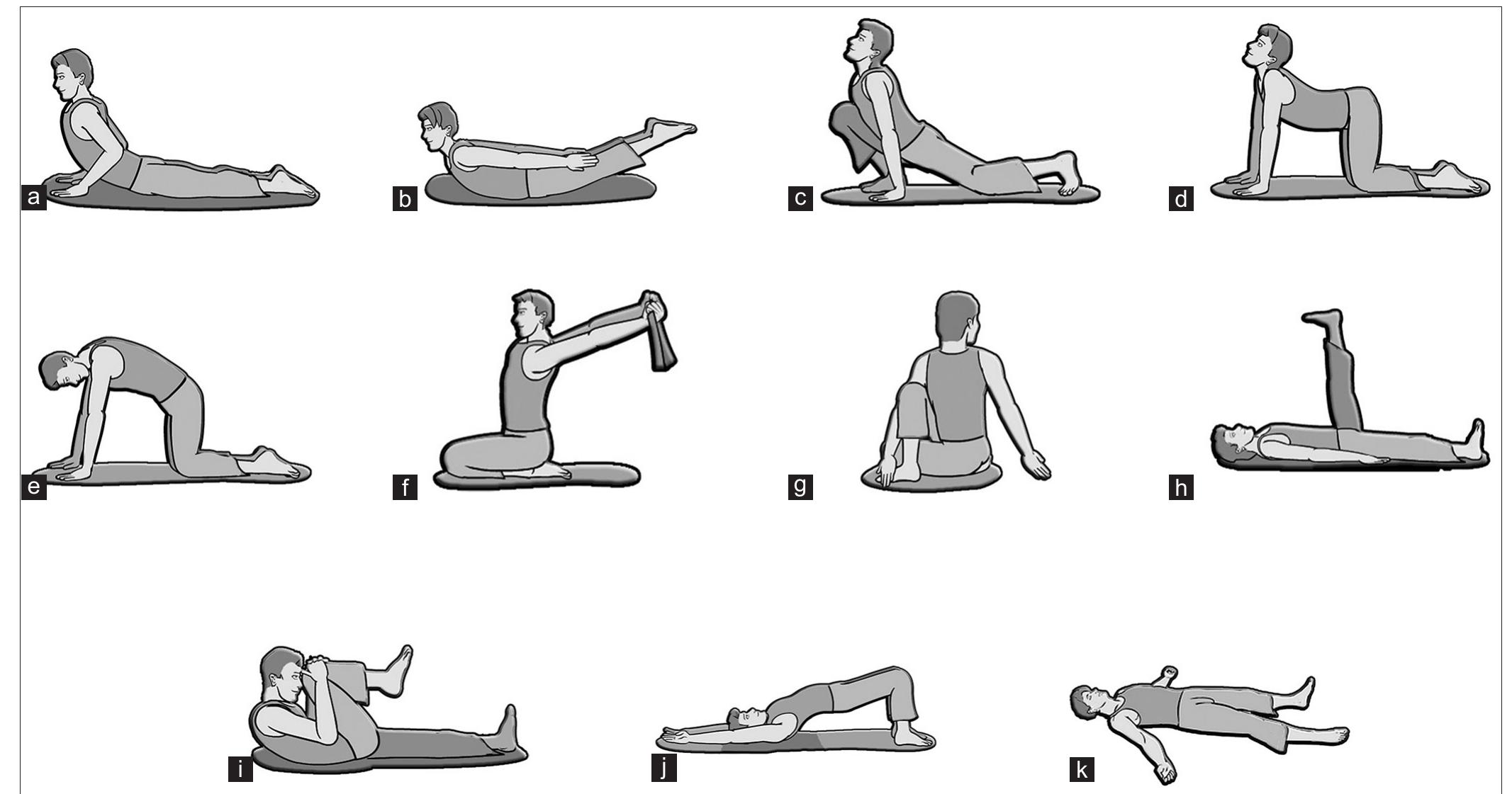 Yoga poses helpful to prevent neck, back, and shoulder