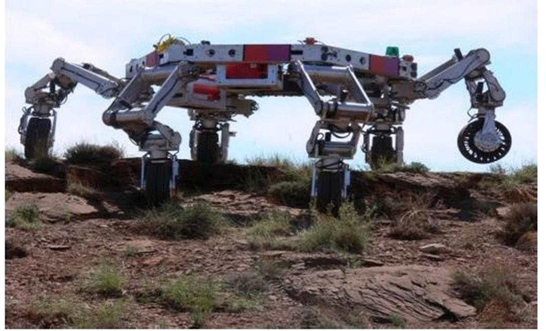 It is a six-legged robot developed by nasa for moon