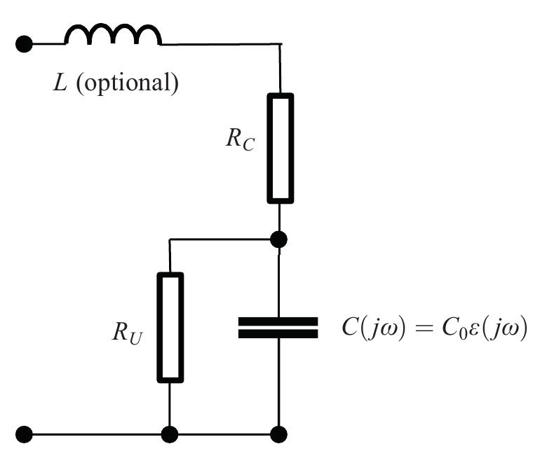 An equivalent circuit of a supercapacitor the capacitor