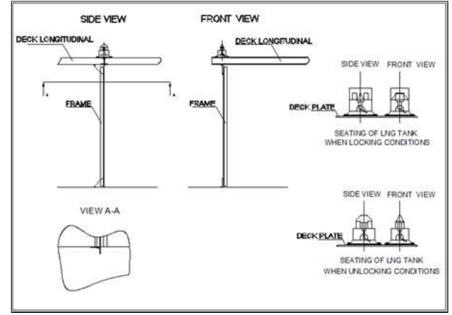 Detail drawing lng seating system