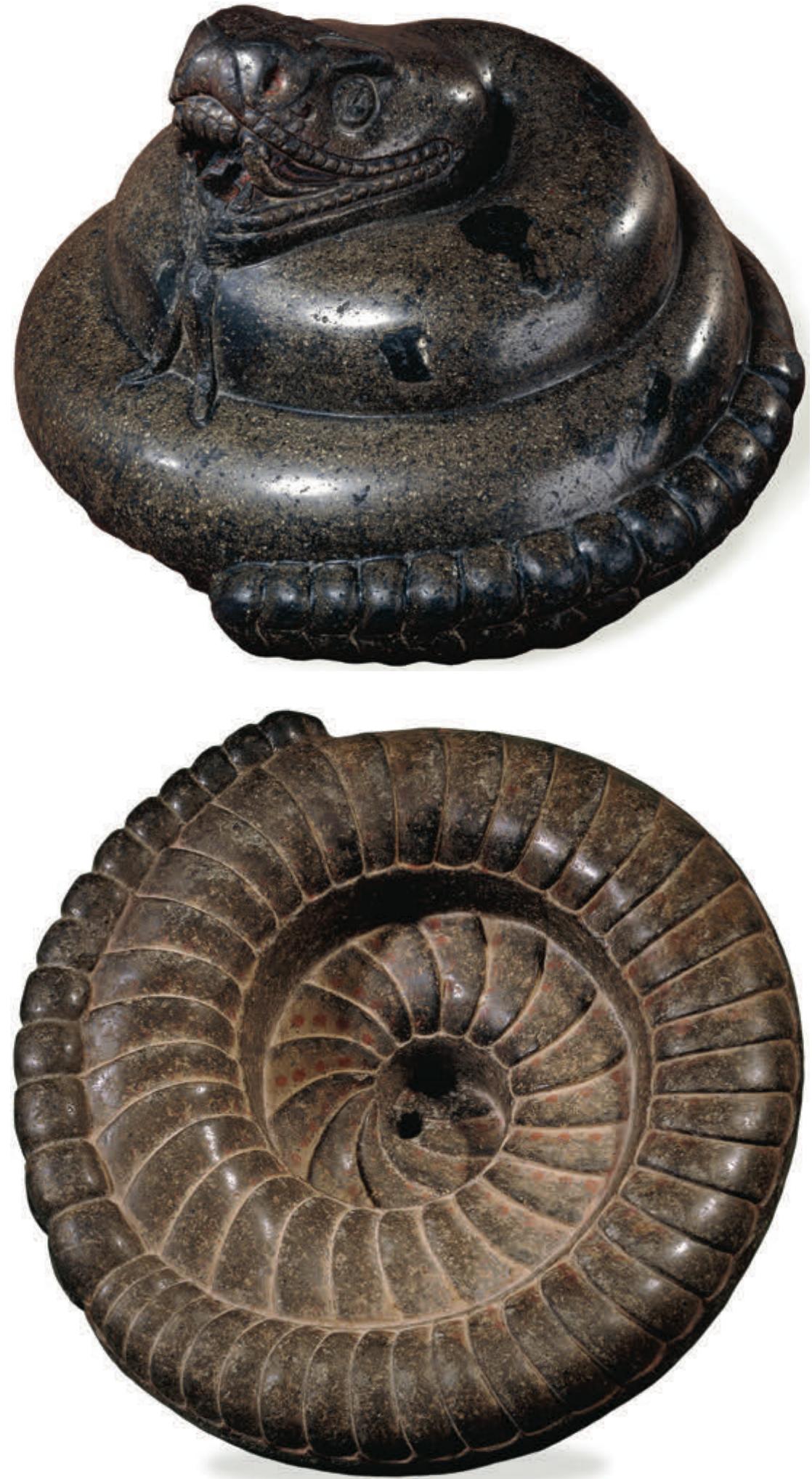 Fic. 2.1. coiled serpent, mexica/aztec, c.1480-1519. 36 cm