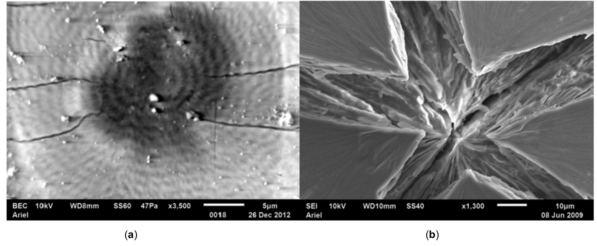 Sem micrograph of a hdpe spherulite (magnification x3500)