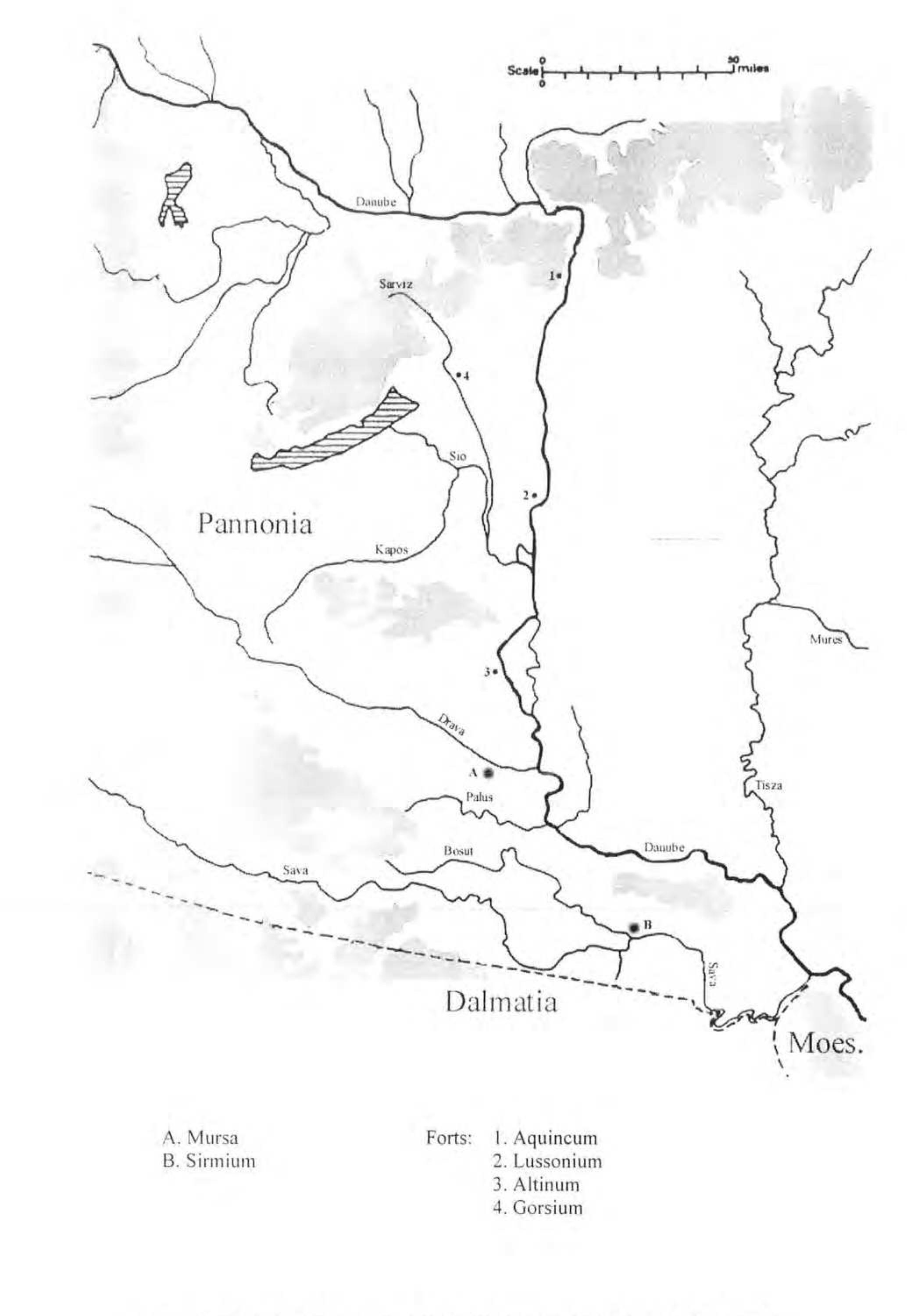 Figure 9 - The evolution of Roman frontier defence systems