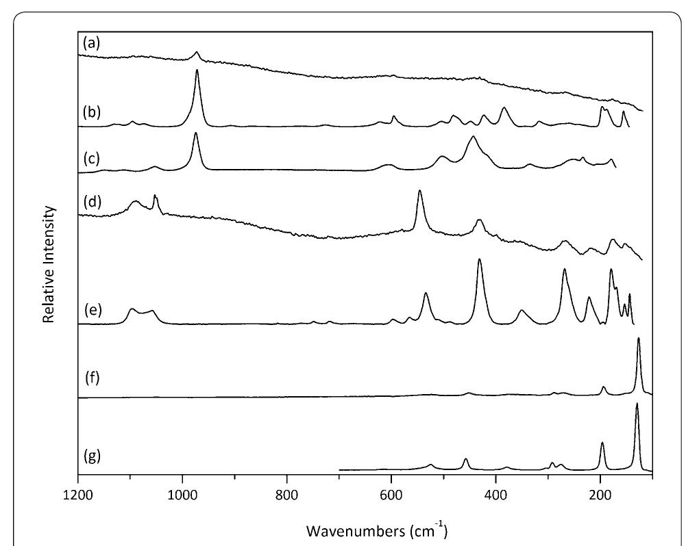 Raman spectra of green and yellow pigments characteristic of