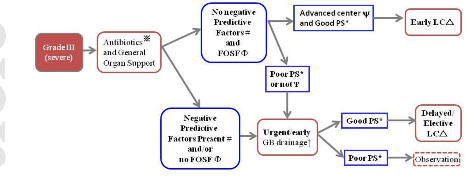 Figure 8 - Tokyo Guidelines 2018 flowchart for the
