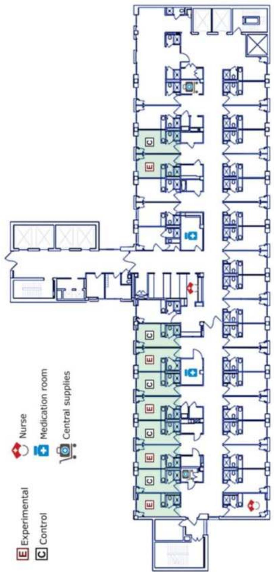 Covenant health hospital, floor layout. diagram courtesy of