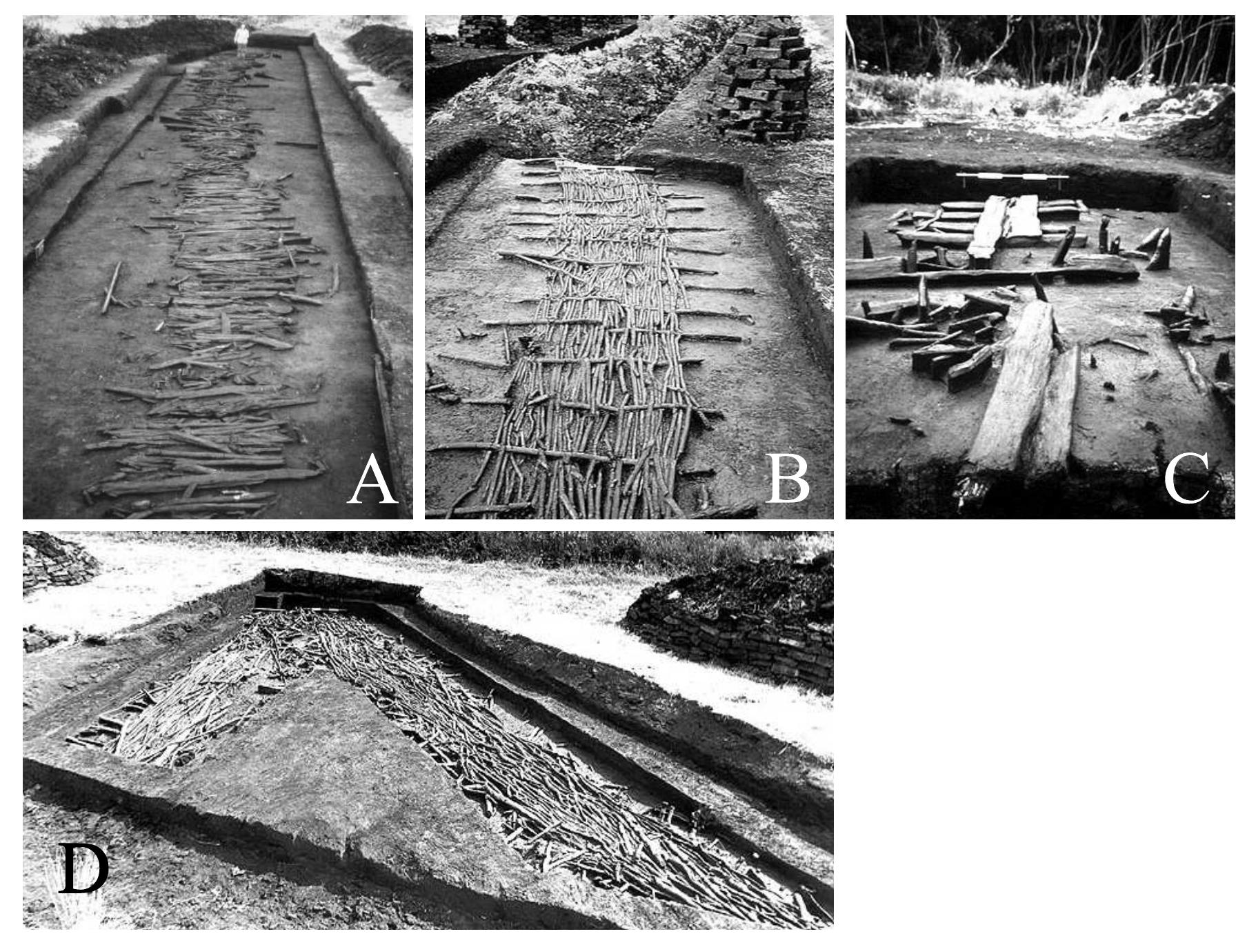2: examples of the four main types of prehistoric trackway