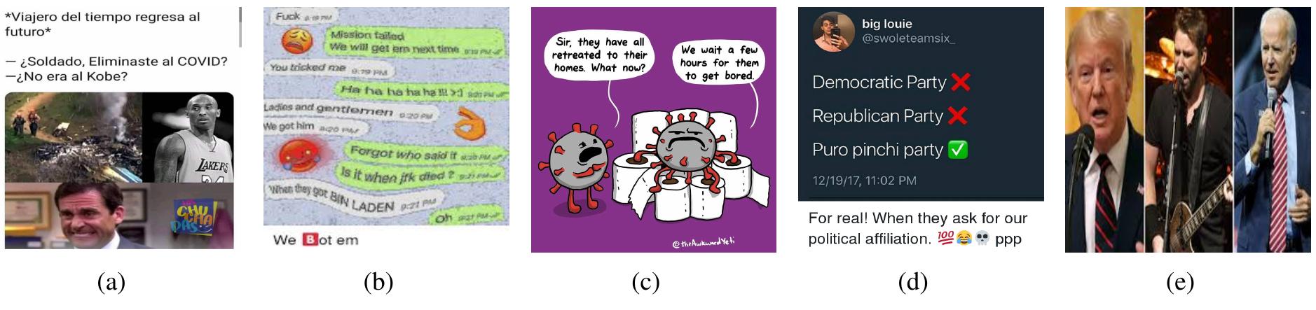 B.1: examples of memes that we filtered out as part of the