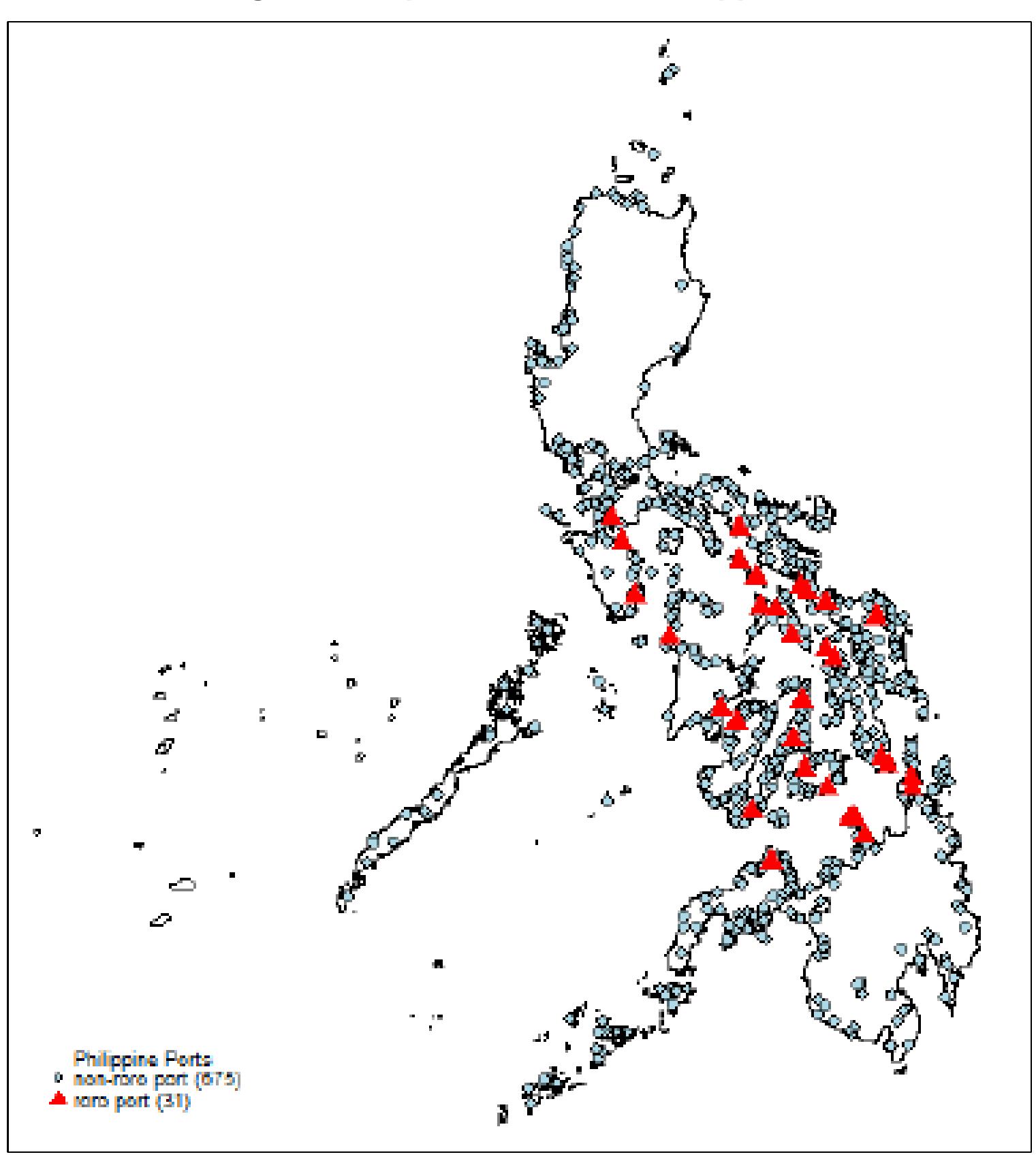 Map of ports in the philippines note: only operational ports