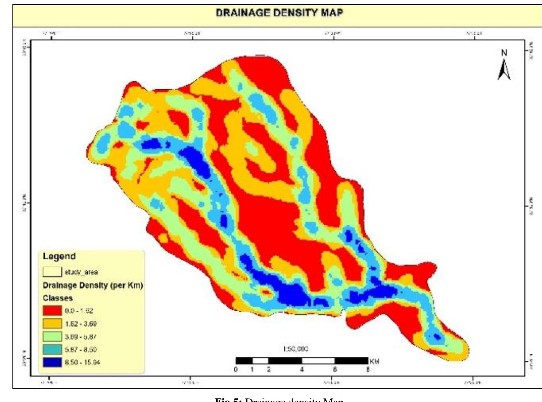 Lineament density map