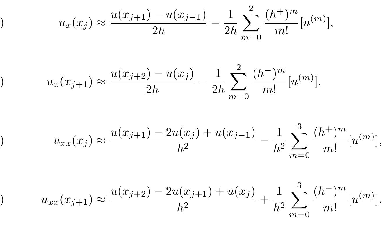Proof. (i) formulas (3), (5): by shifting the coordinate