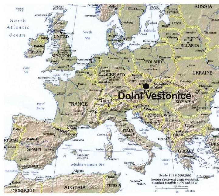 The venus of dolni véstonice i, immediately after discovery