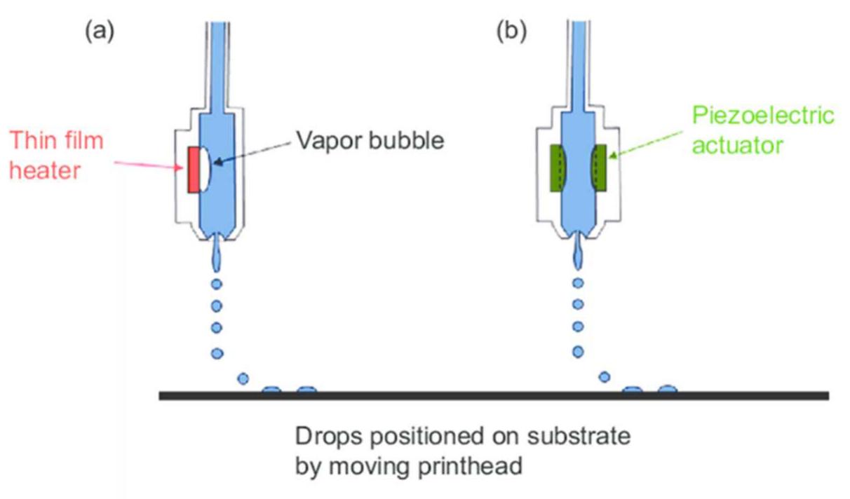 Schematic of thermal dod and piezo dod. of the recycling