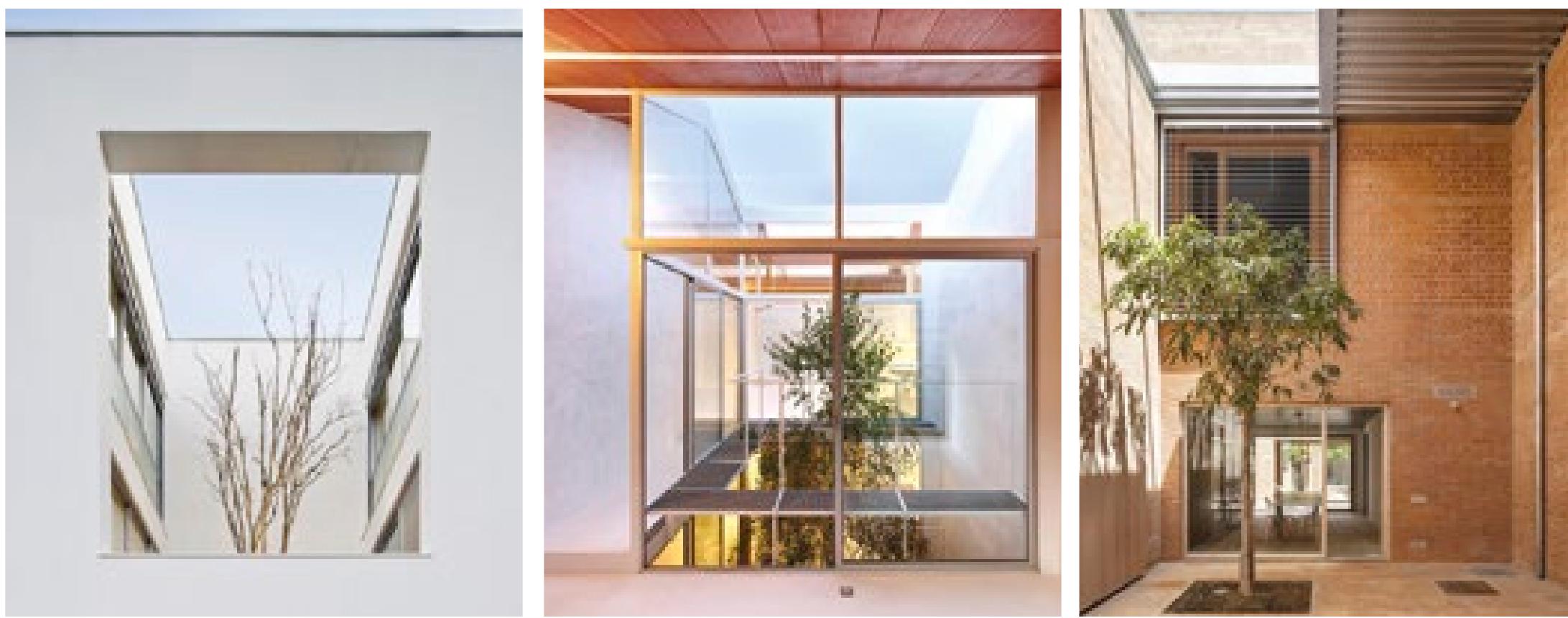 -20 contemporary courtyard houses. from left to right: house