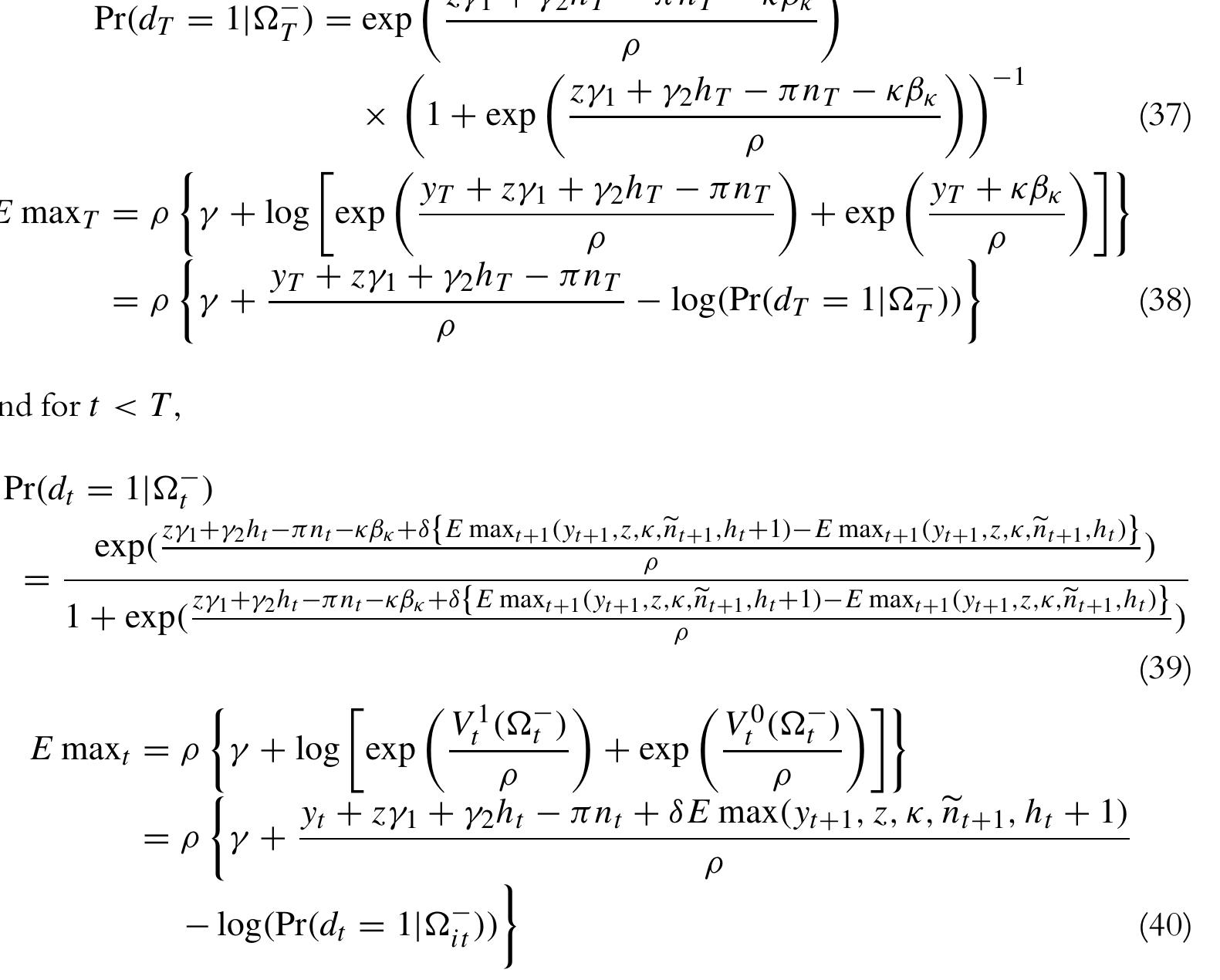 Figure 1 - The structural estimation of behavioral models: