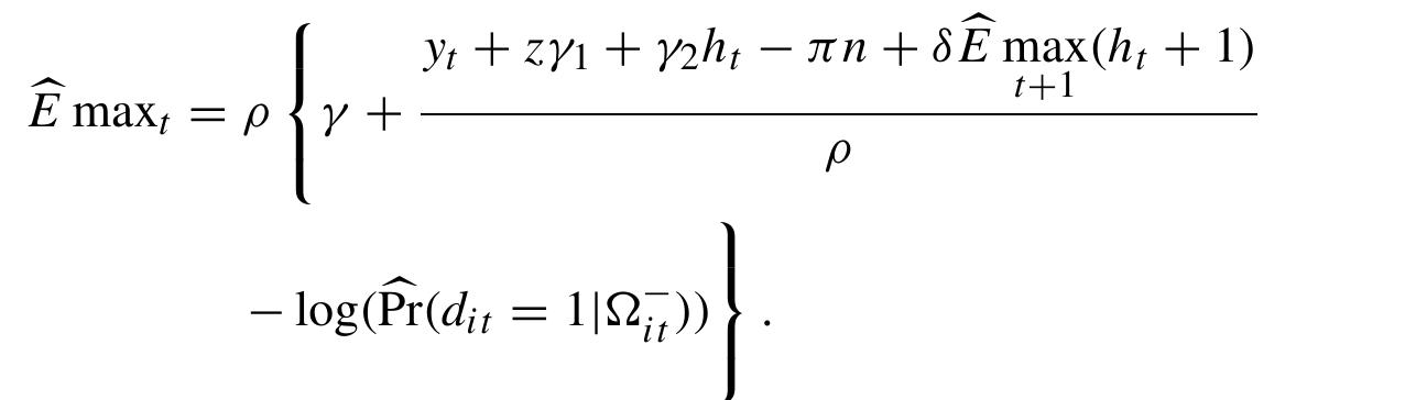 Figure 2 - The structural estimation of behavioral models: