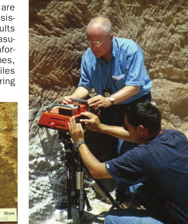 Rebound hardness measurements with the schmidt test hammer