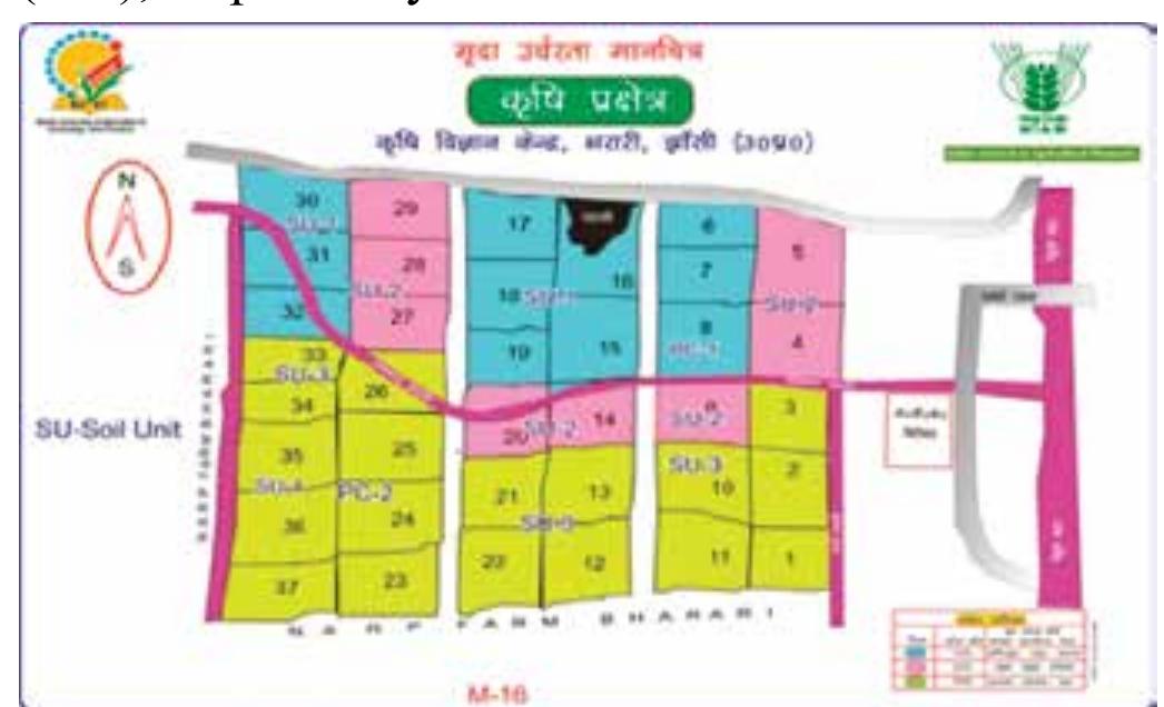 C: soil fertility map of agriculture farm based on nutrient