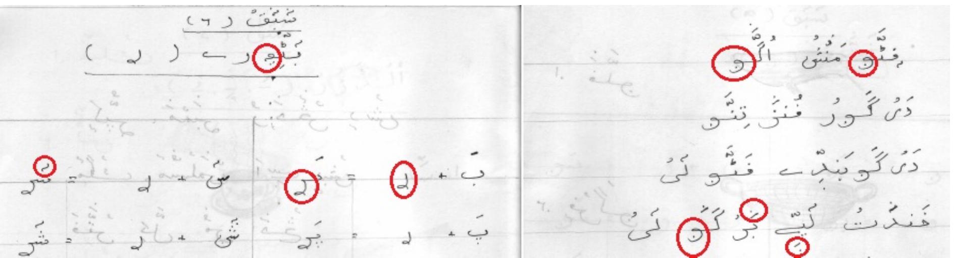 C hla aung. reading book 2. p 10. this page illustrates