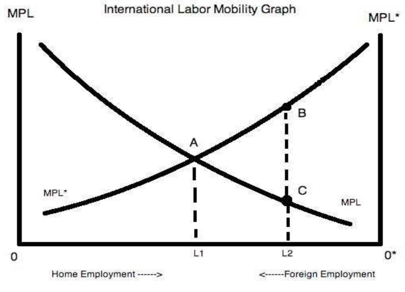The following model illustrates the importance of labour